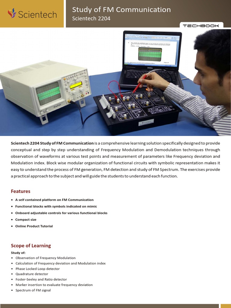 Study of FM Communication Scientech 2204 | PDF | Frequency Modulation ...