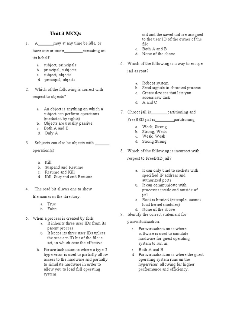 Unit 3 Sample MCQs | PDF | Http Cookie | Secure Communication