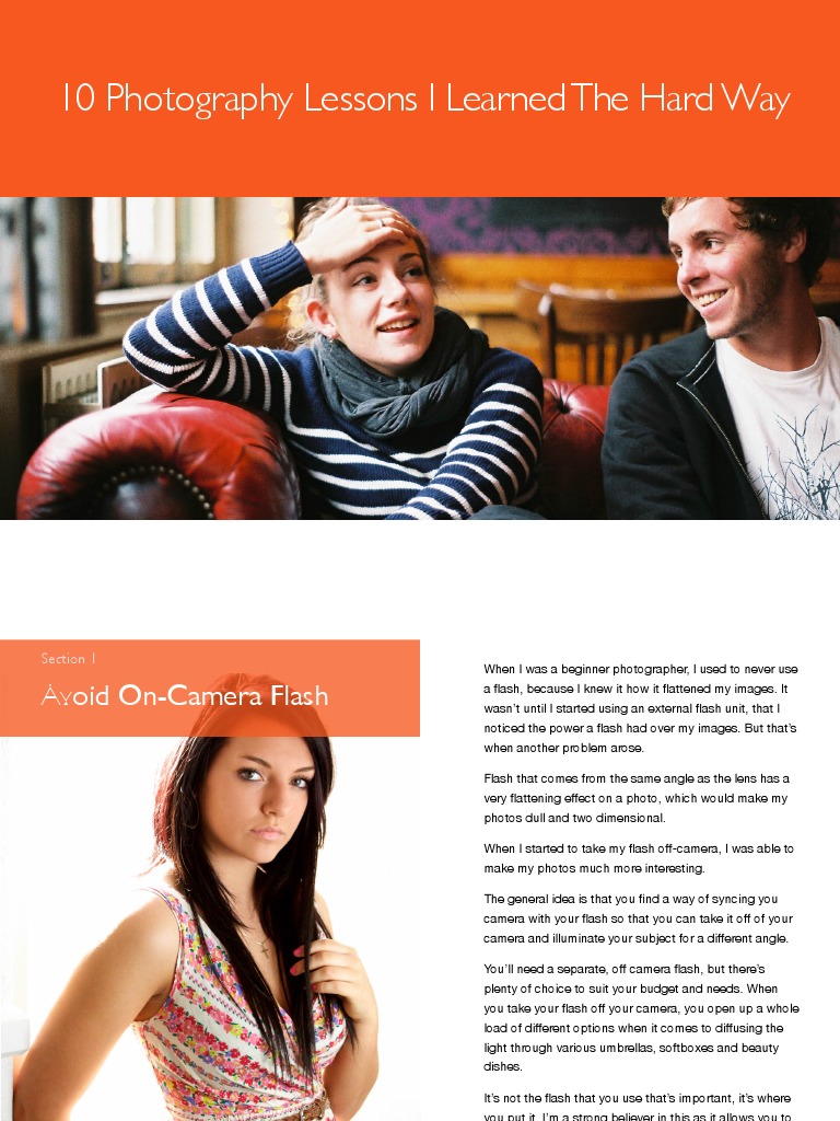 10 Photography Lessons I Learned The Hard Way | PDF