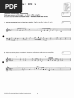 Grade 1 Theory Test Paper (ABRSM) | PDF | Musicology | Classical Music