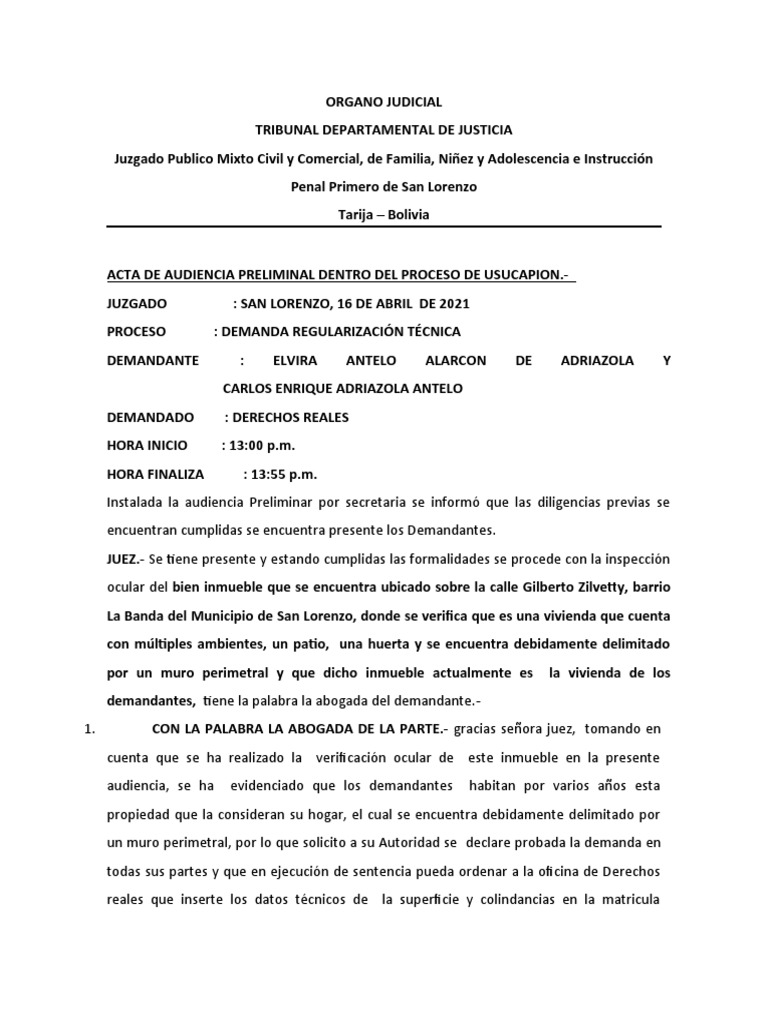 Sentecia Datos Tecnicos | PDF | Demanda judicial | Sentencia (ley)