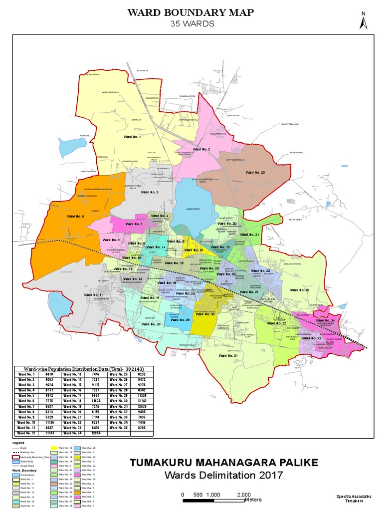 Tumkur Ward Map | PDF
