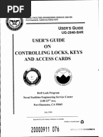 DoD Lock and Key Systems Overview | PDF | Physical Security | Security ...