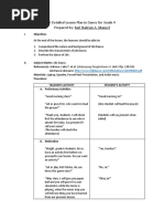 Cheer dance-Detailed-Lesson-Plan | PDF | Arm | Physical Education