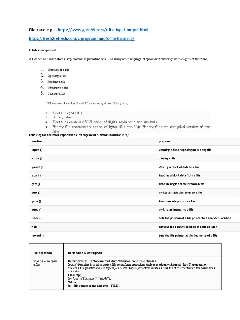 File Handling | PDF | Parameter (Computer Programming) | C (Programming Language)