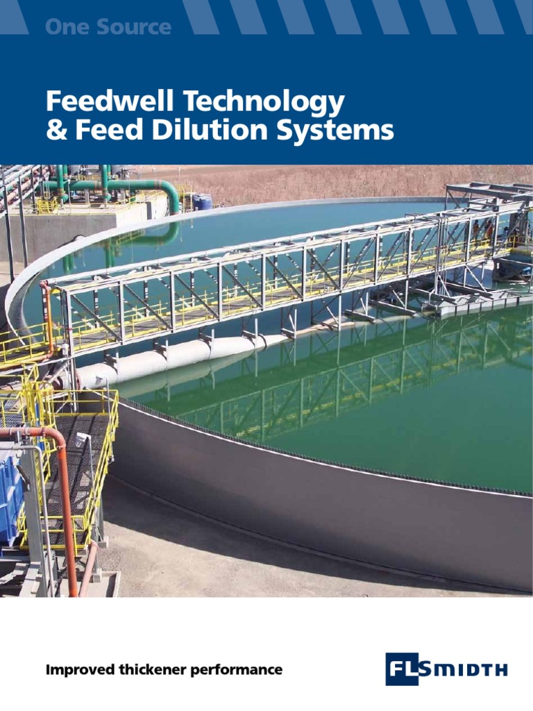 Feedwell Technology & Feed Dilution Systems: Improved Thickener Performance | PDF | Solid ...