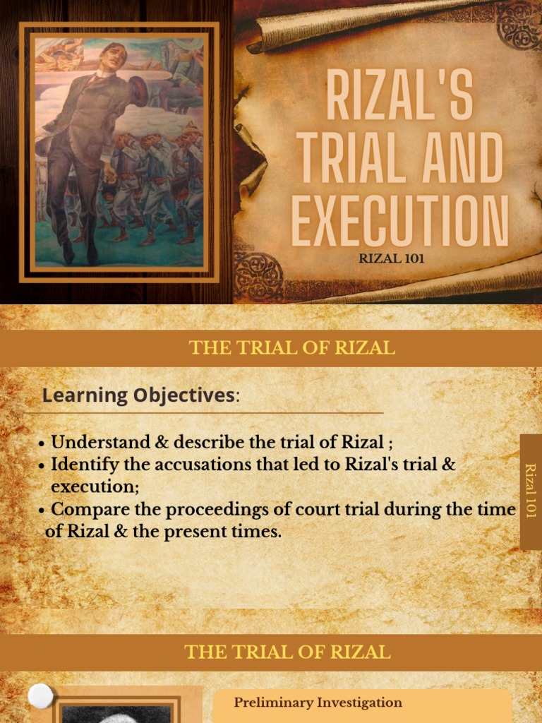 Rizal's Trial and Execution Overview | PDF | Philippines | Court Martial