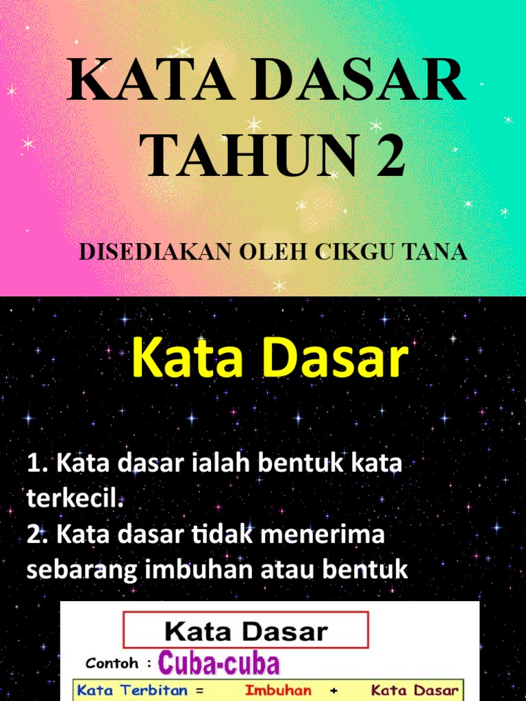 Kata Dasar | PDF