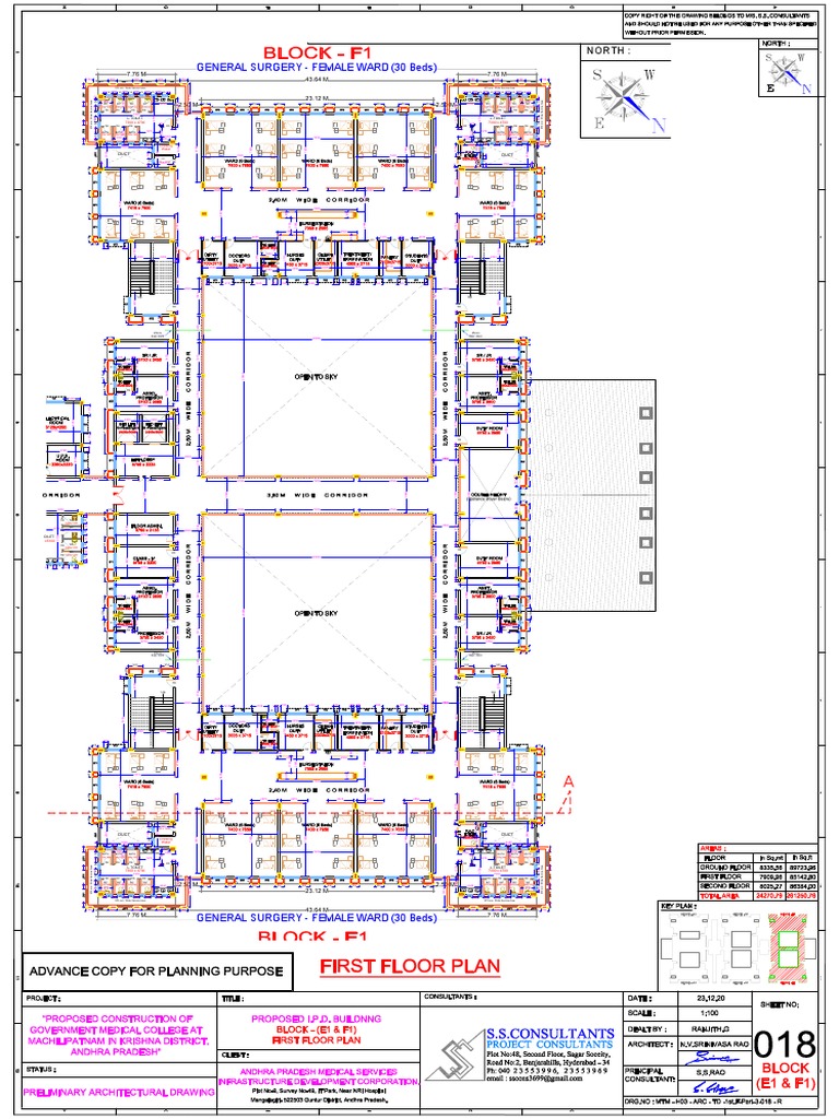 General Surgery Female Ward Layout | PDF