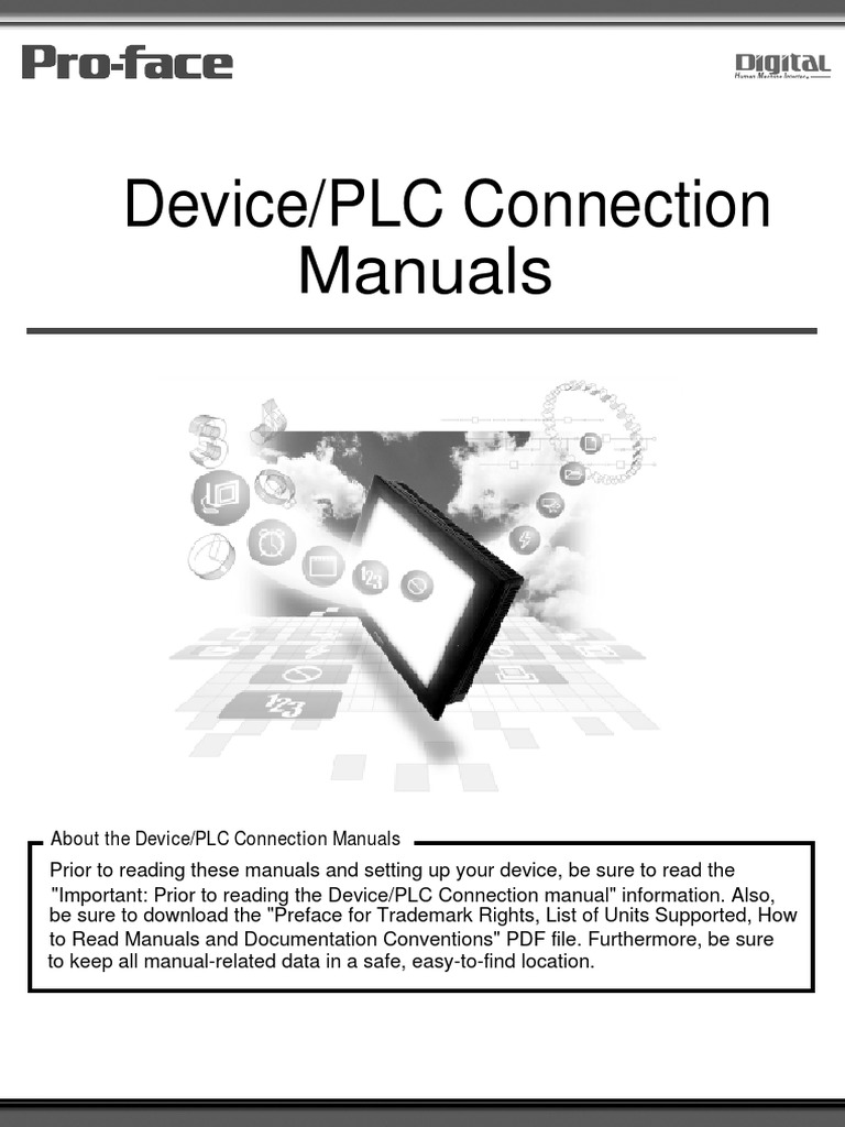 About The Device/PLC Connection Manuals | PDF | Programmable Logic ...