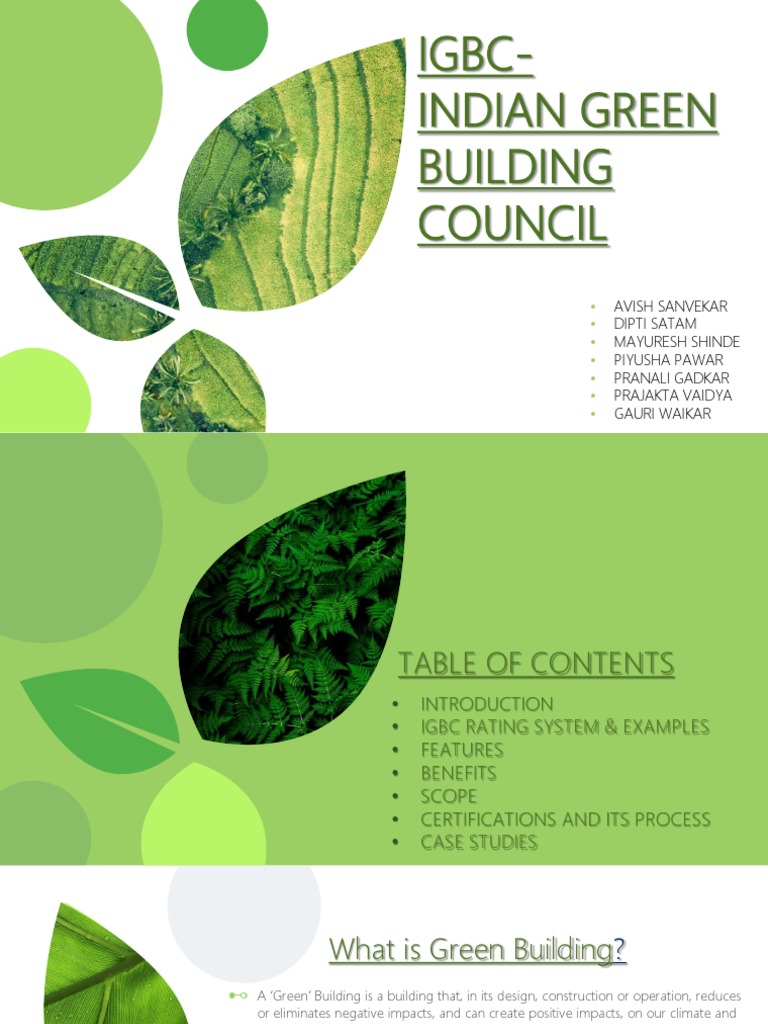 Ad - Igbc PPT Finall | PDF | Green Building | Efficient Energy Use