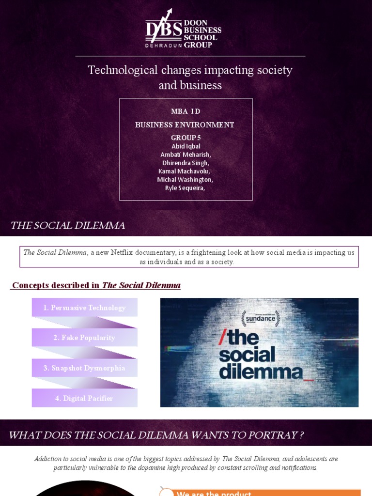 The Social Dilemma | PDF | Social Media | Popular Culture & Media Studies