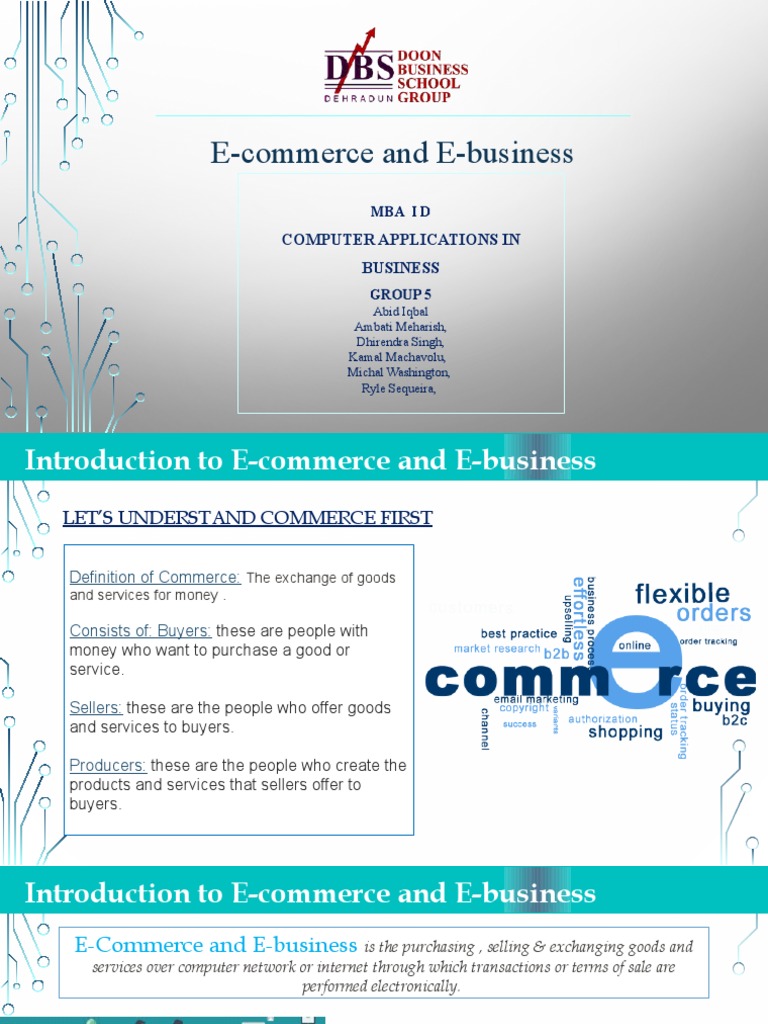 E Commerce E Business Pdf