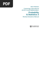 Probability and Statistics 2 Coursebook | PDF
