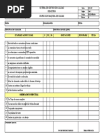 Check List Malacate 1 | PDF
