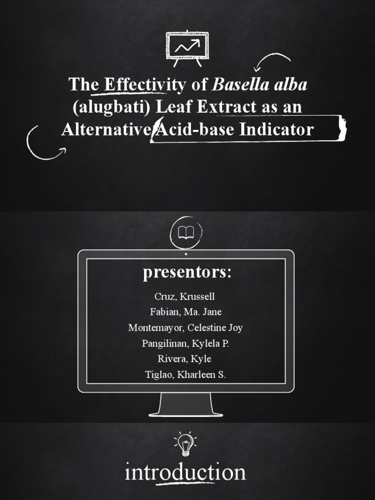 The Effectivity of Basella Alba (Alugbati) Leaf Extract As An ...
