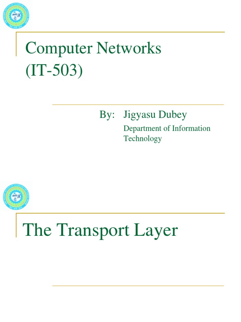 Transport Layer | PDF | Transmission Control Protocol | Port (Computer ...