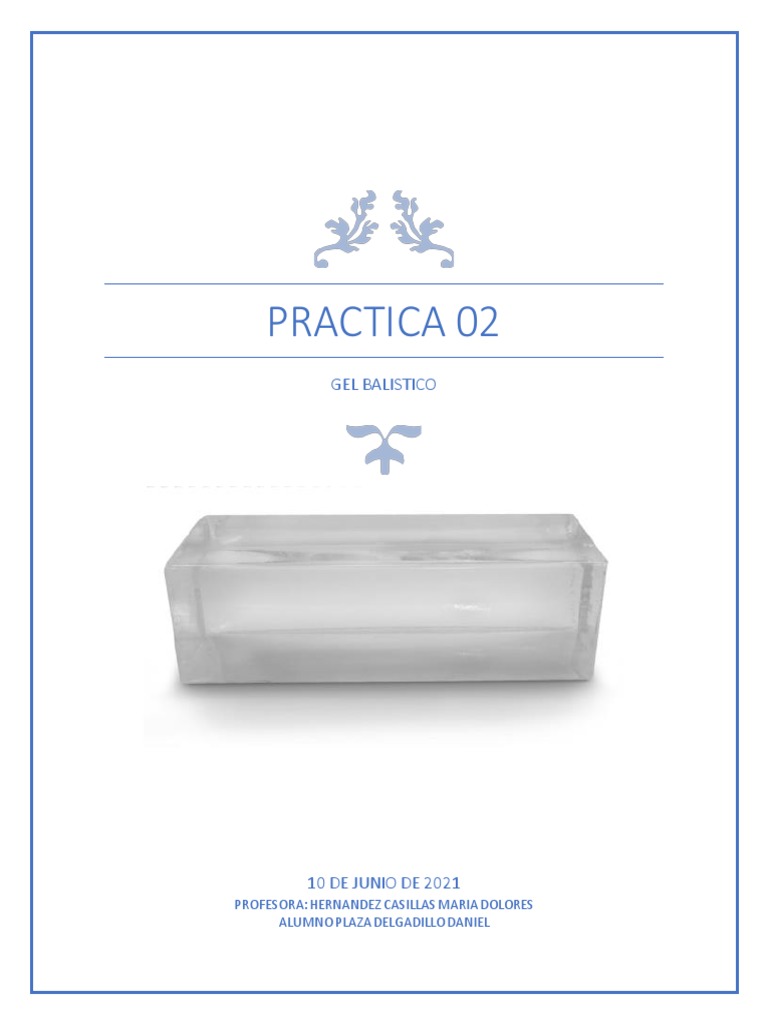 Cómo hacer gel balístico casero | PDF