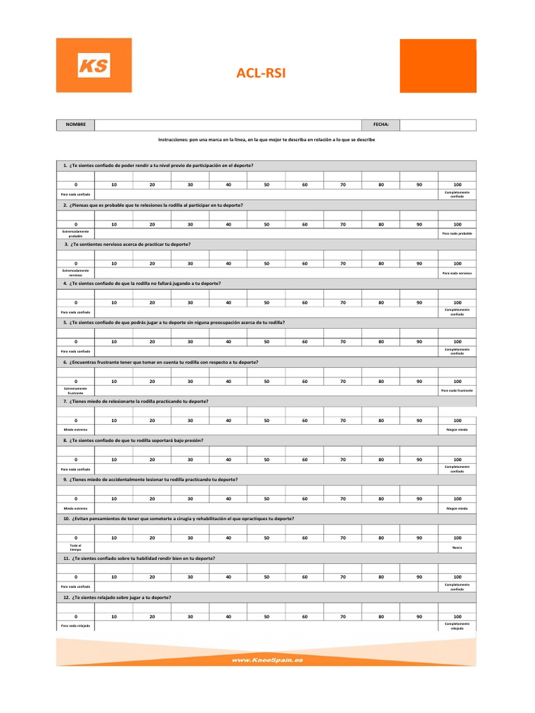 Acl Rsi | PDF | Deportes | Ocio