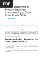 Method Statement For Testing & Commissioning of AHU | PDF | Duct (Flow ...