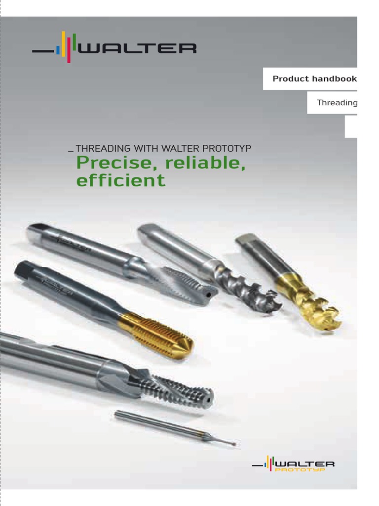 Handbook Prototyp Threading Us | PDF | Machining | Secondary Sector Of ...