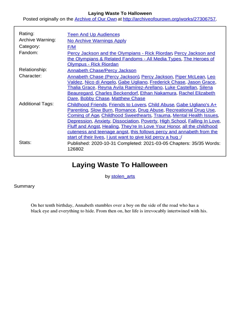 Laying Waste To | PDF