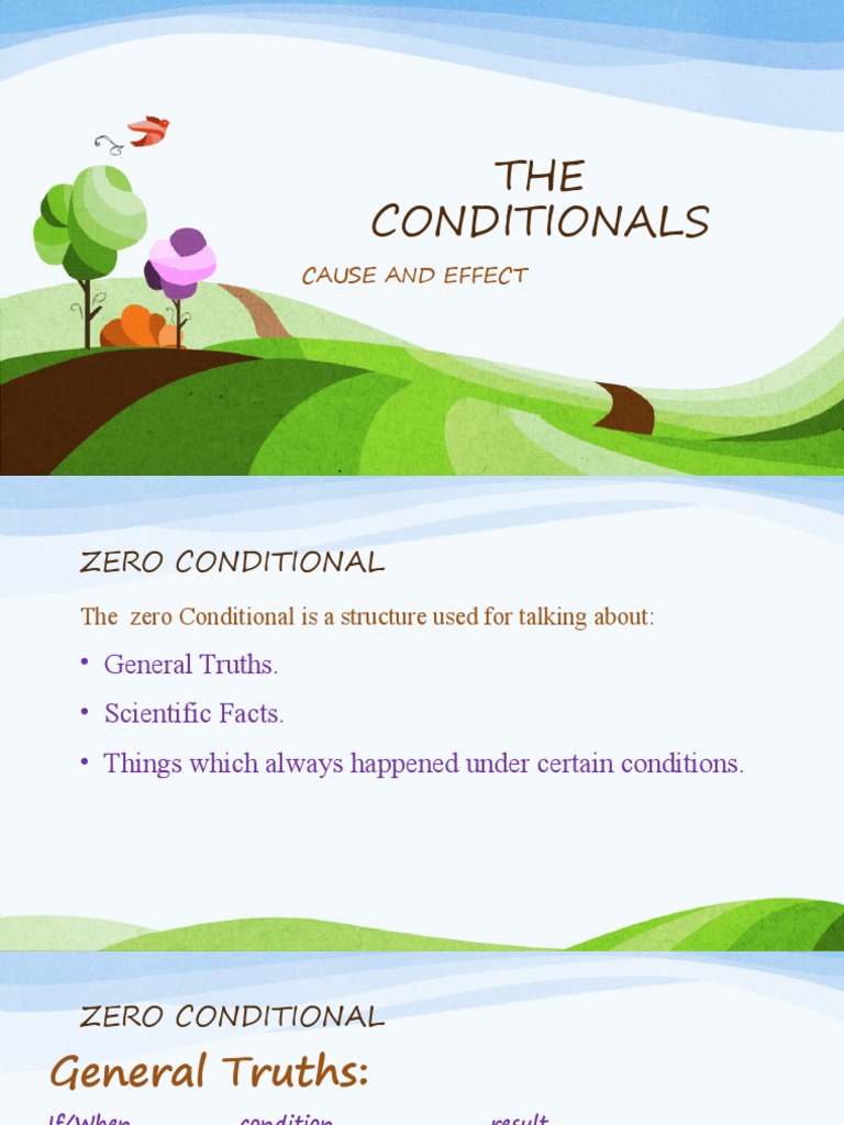 Conditionals 0 - 1 - 2 | PDF | Semantic Units | Language Families