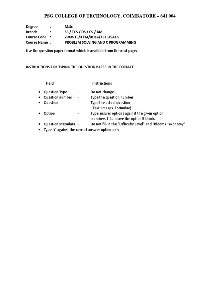 Basic C MCQ - Final | PDF | Parameter (Computer Programming) | Subroutine