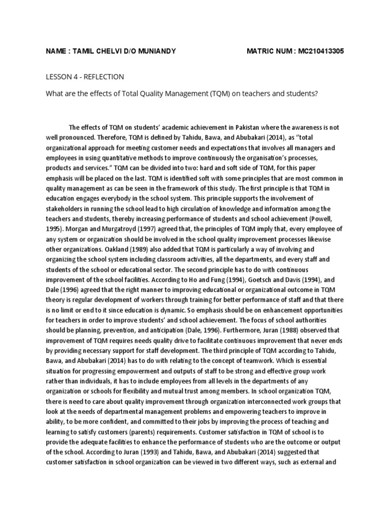 Name: Tamil Chelvi D/O Muniandy MATRIC NUM: MC210413305 | PDF ...