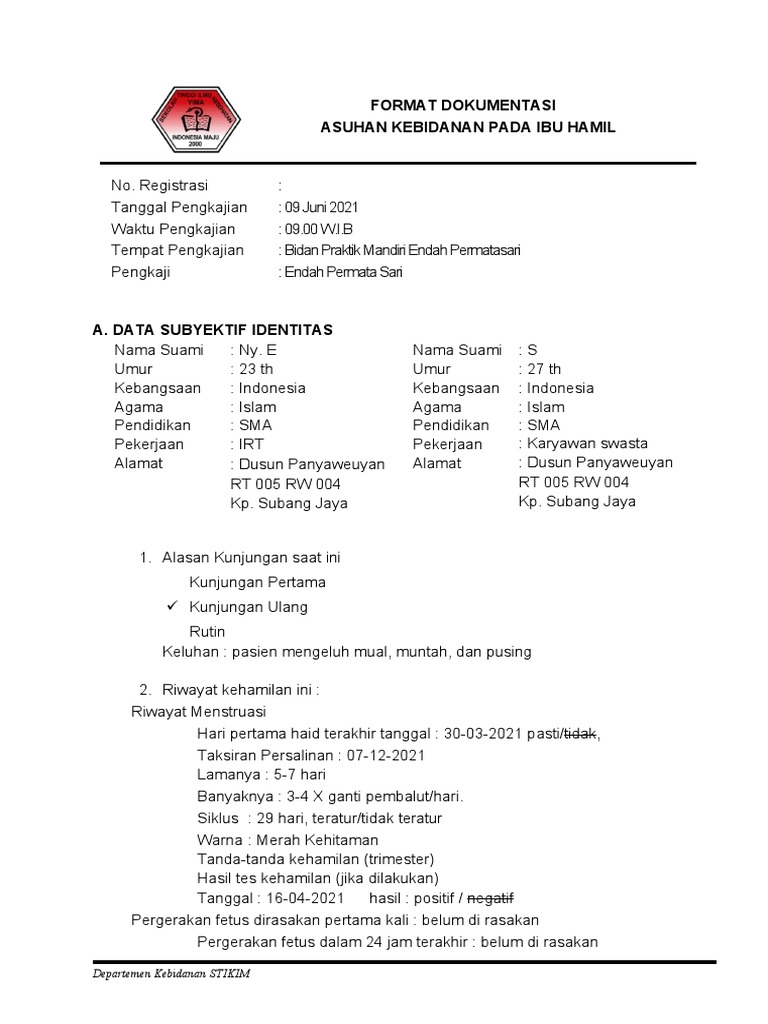 Soap ANC 7 Trimester 1 | PDF