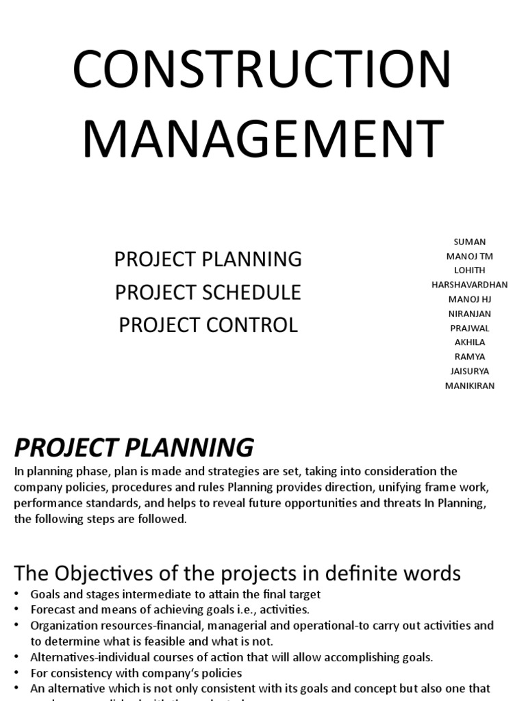 Construction Management | PDF | Project Management | Business