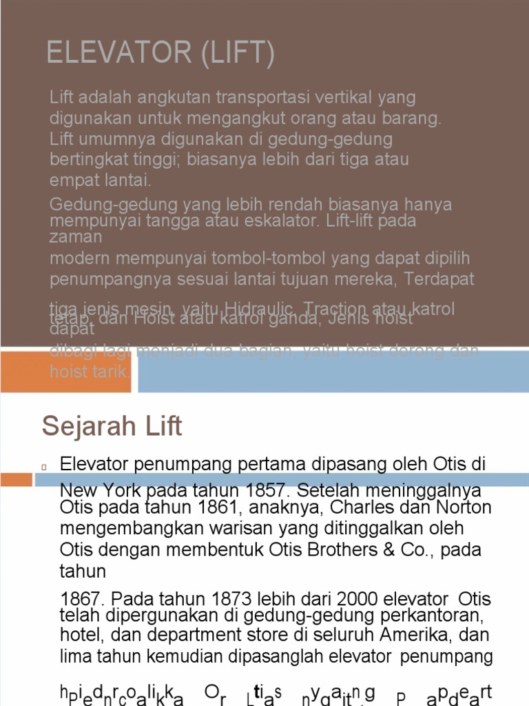PDF Elevator Lift | PDF