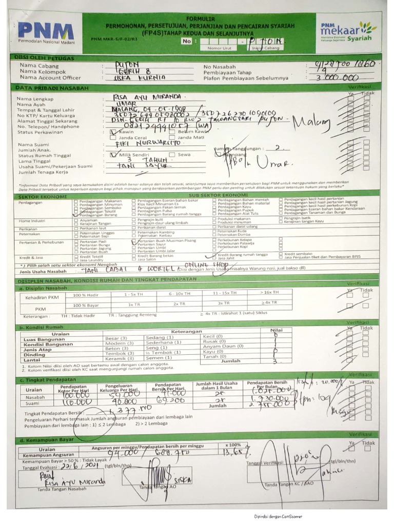 Fp4 Risa Ayu Miranda - Gerih 8 | PDF