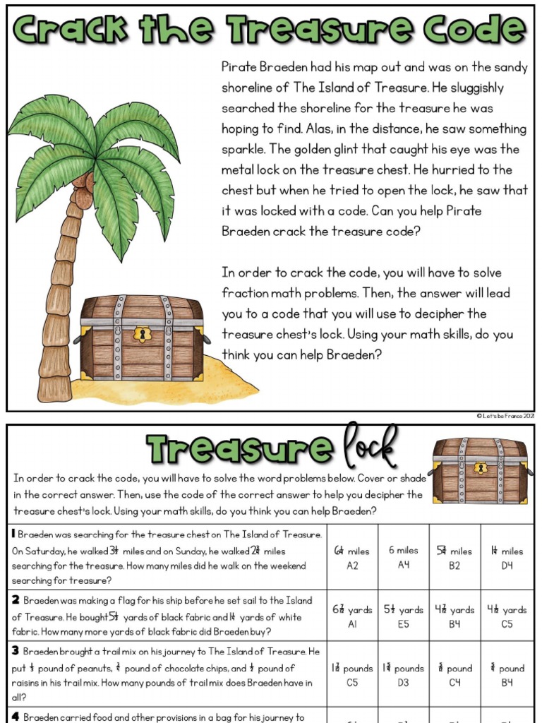 Crack The Treasure Code | PDF
