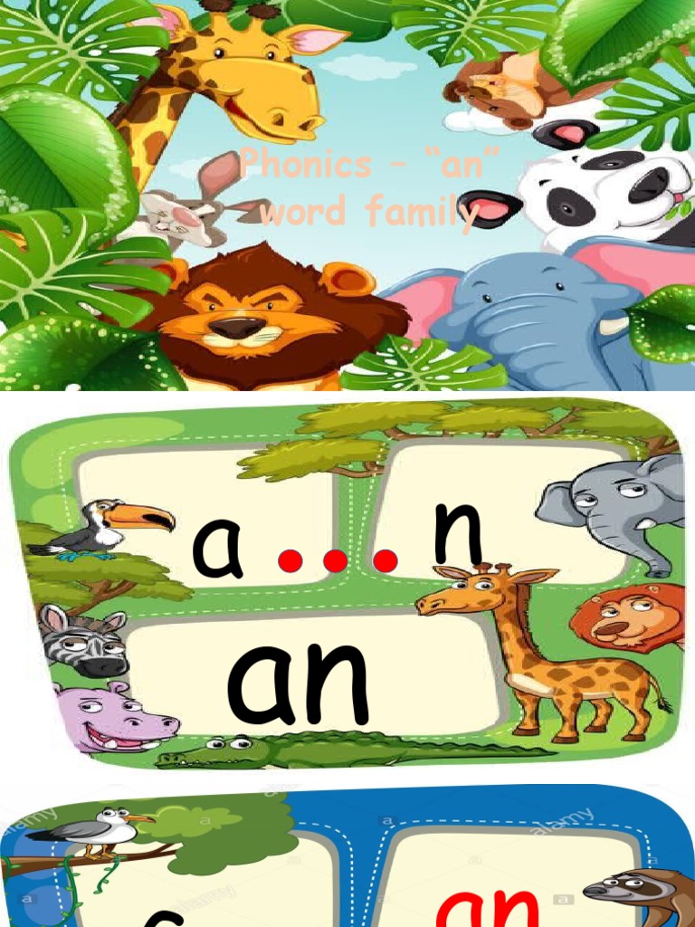 Phonics An Word Family | PDF