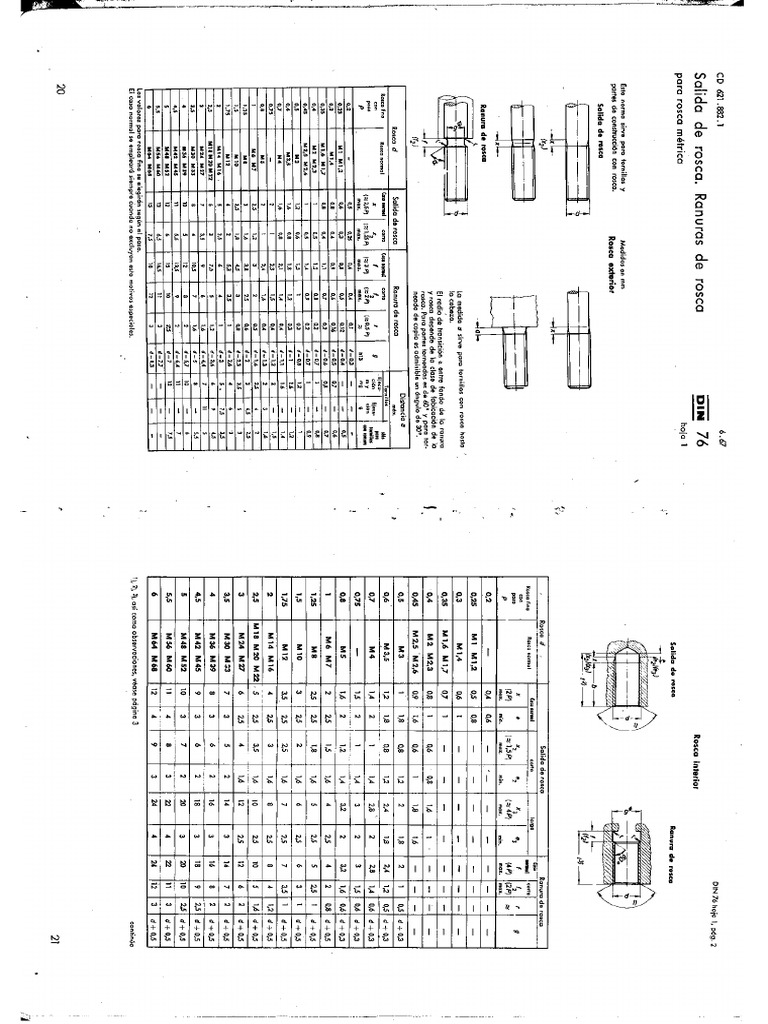 Din 76 (1 - 2) | PDF