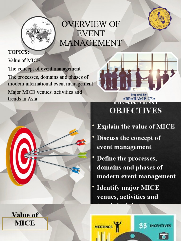 MICE Event Management in Asia | PDF | Philippines | Target Audience