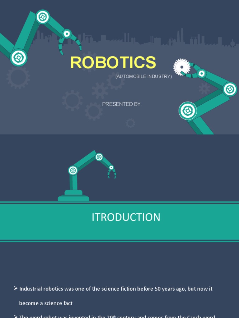 Robotics in the Automotive Industry | PDF | Robot | Robotics
