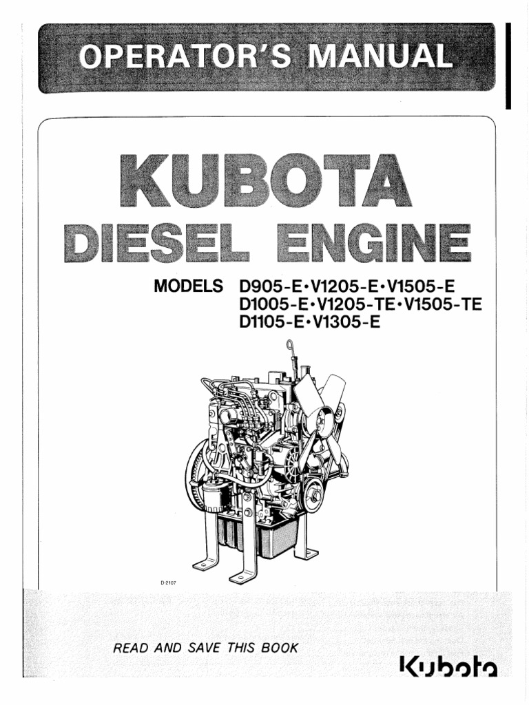 Kubota Manual 1505 | PDF