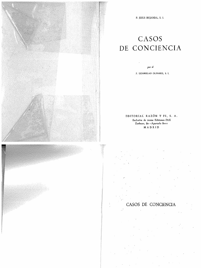 Casos de Conciencia. Bujanda | PDF
