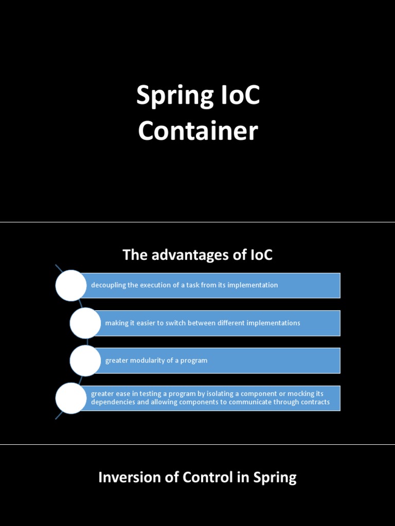 Spring IoC Container Guide | PDF | Computers