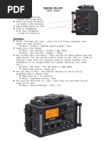 EOS Cheat Sheet | PDF