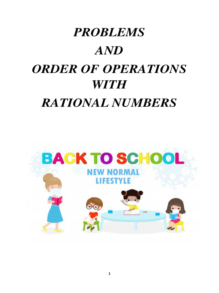 Problems On Rational Numbers | PDF | Arithmetic | Teaching Mathematics