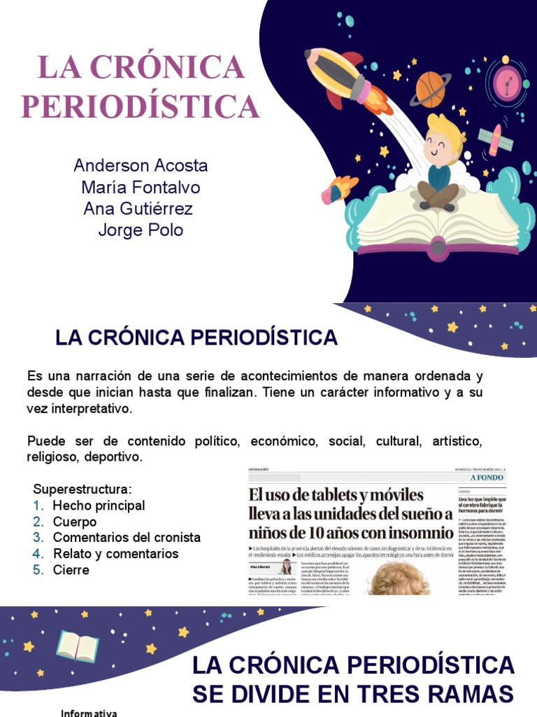 Texto Informativo Cronica Periodística | PDF