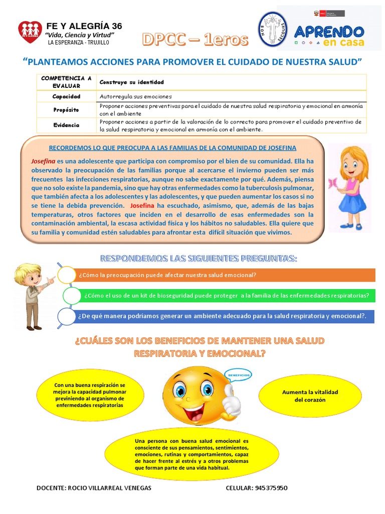 13 Semana DPCC 1ERO | PDF | Las emociones | Adolescencia