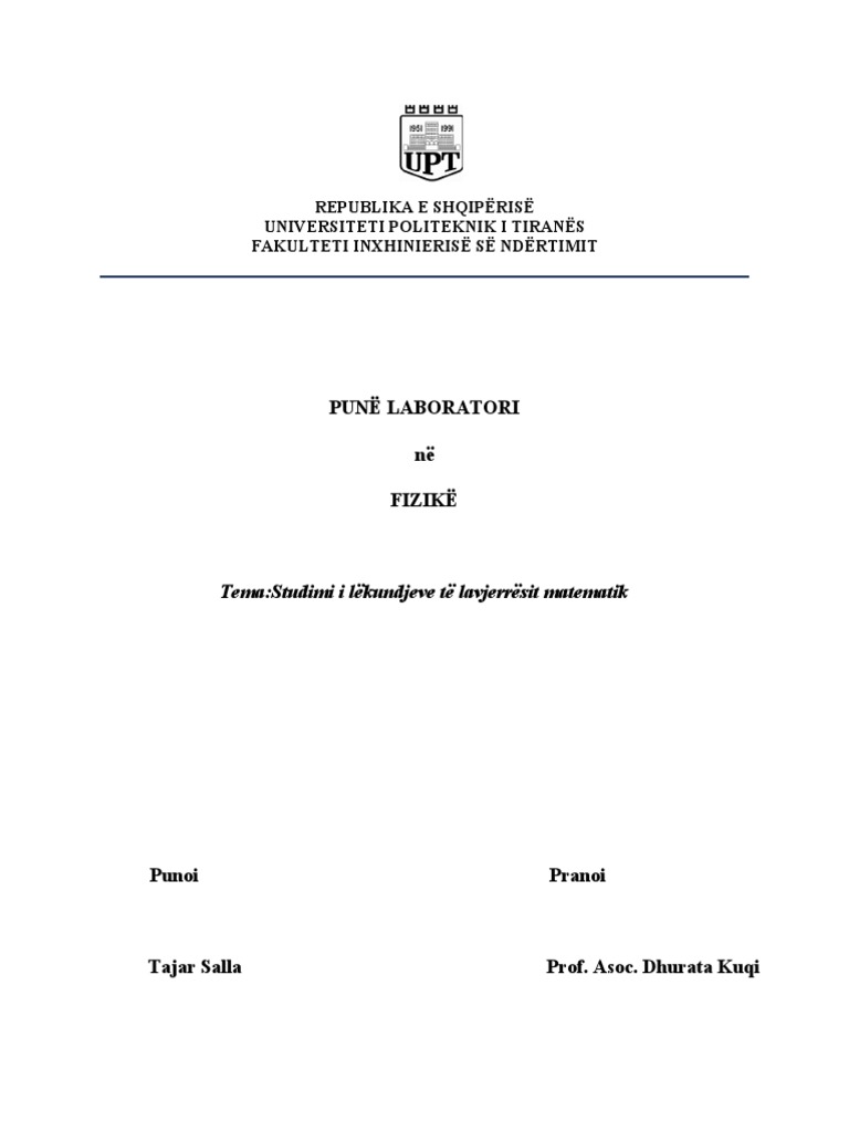 Laborator 2 Fizike | PDF