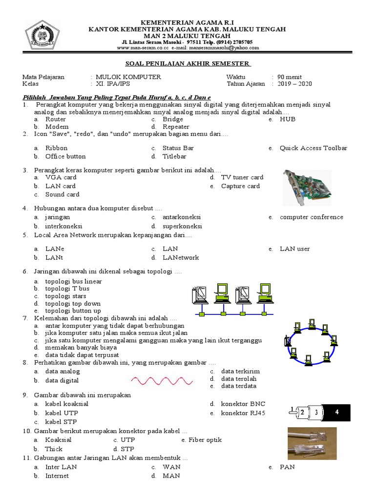 Pas Tik Kelas Xi | PDF