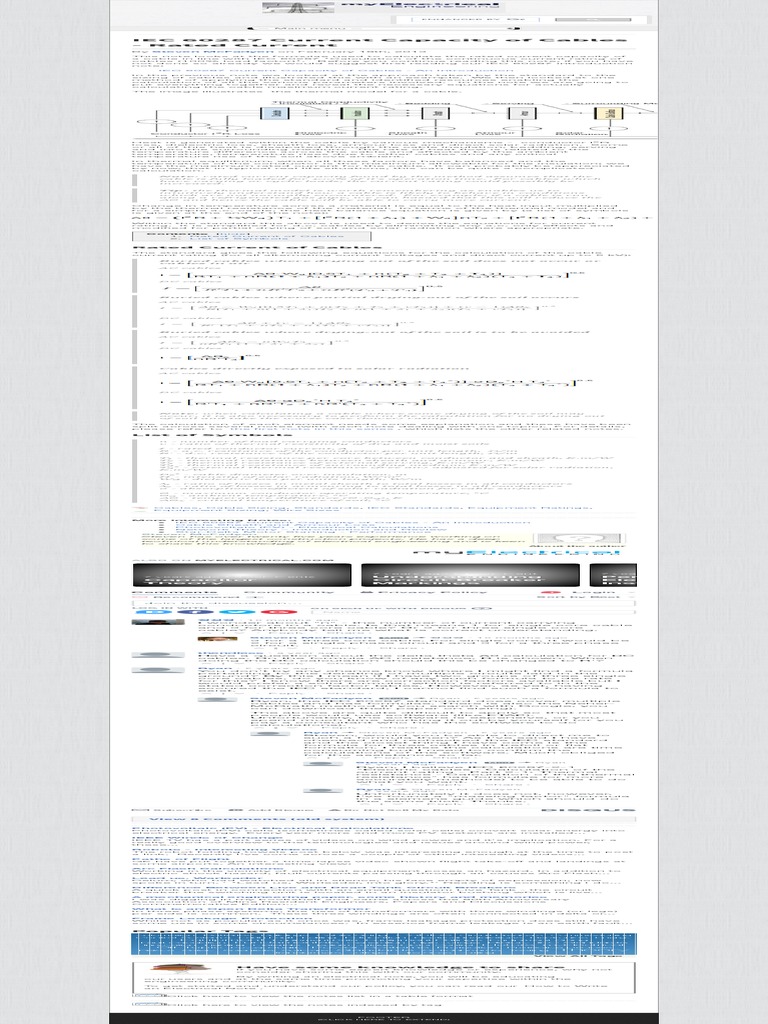 IEC 60287 Cable Current Rating Guide | PDF | Photovoltaics | Transformer