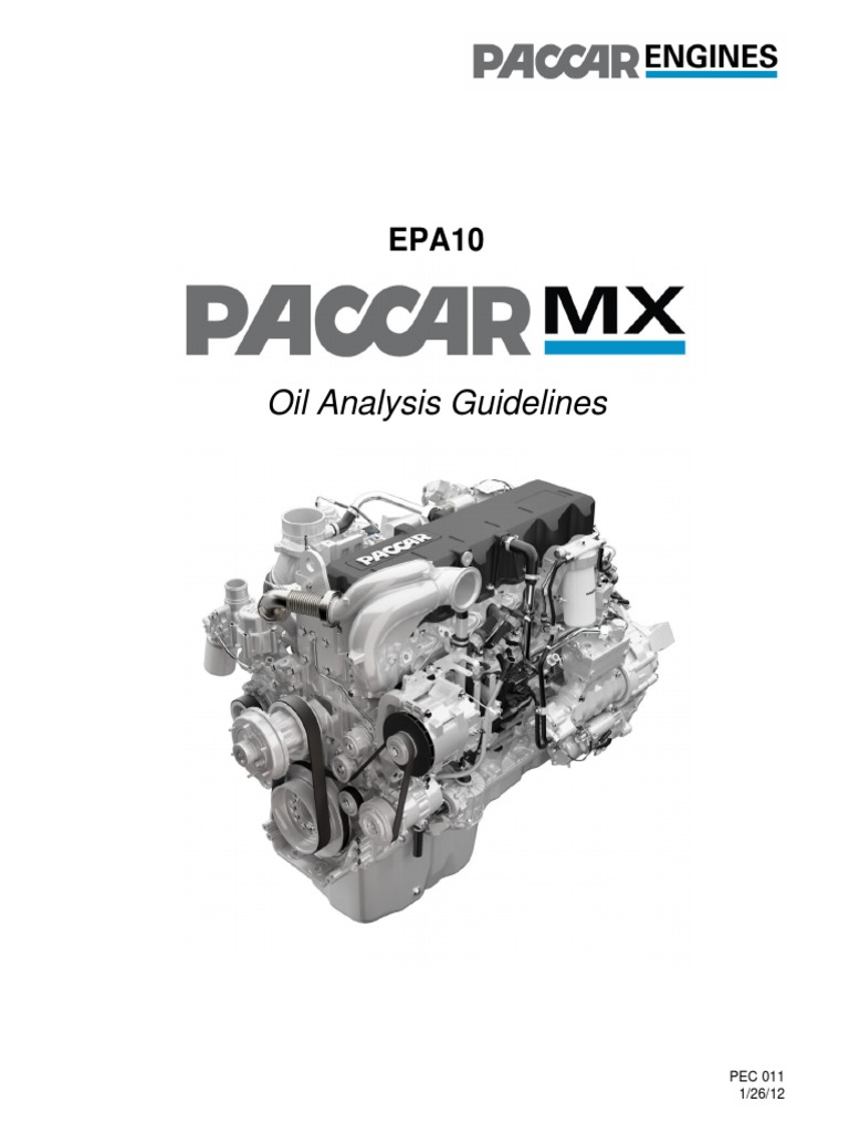 Oil Analysis Guidelines | PDF | Motor Oil | Chemical Substances