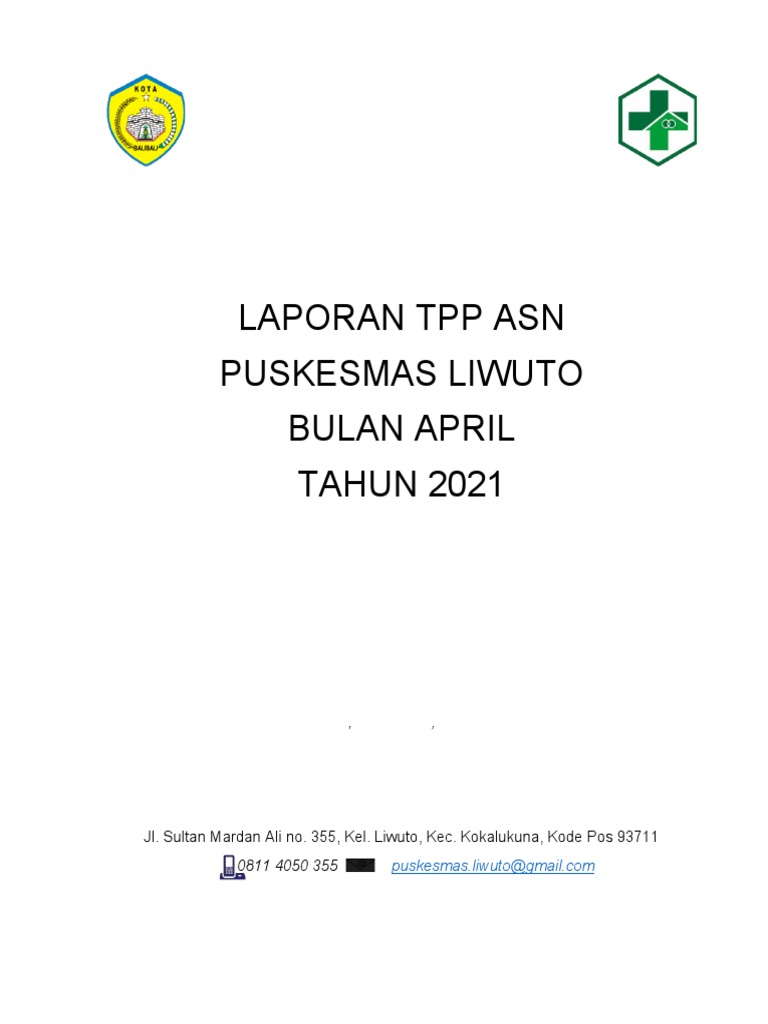 Sampul Laporan TPP Asn | PDF